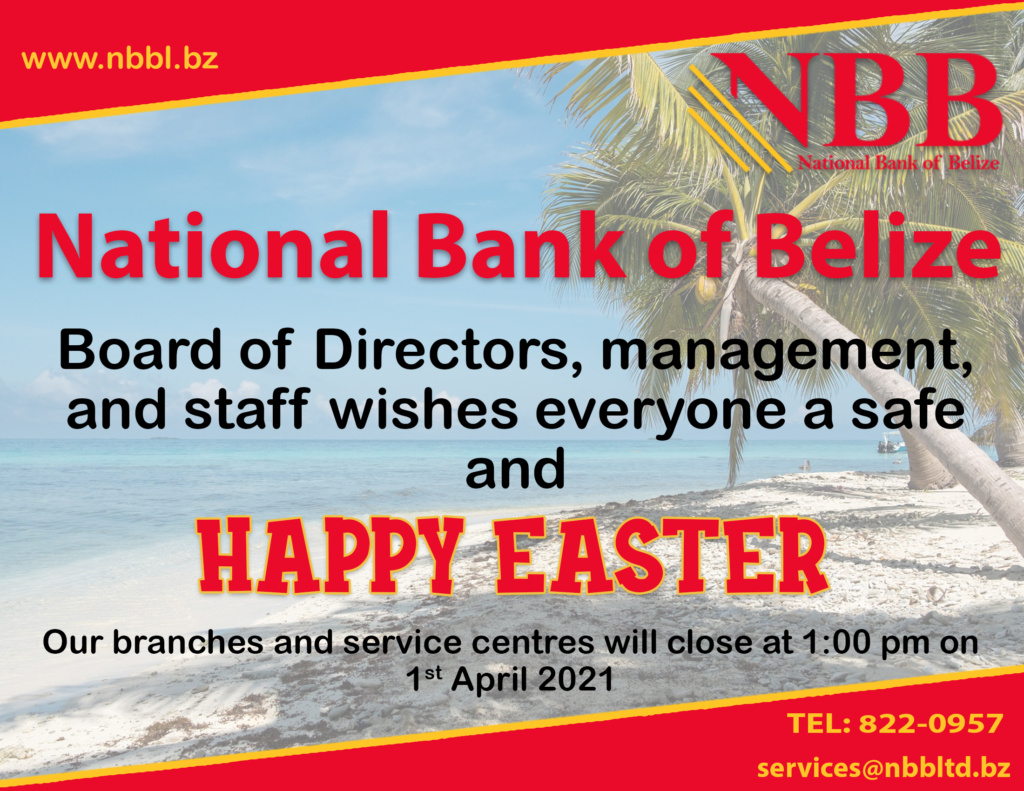 Happy Easter - National Bank of Belize