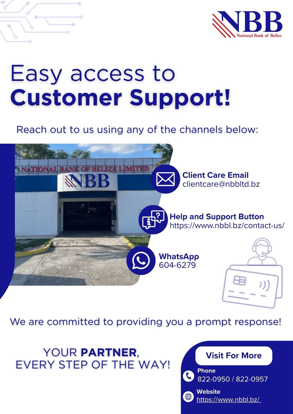Customer Support - National Bank of Belize